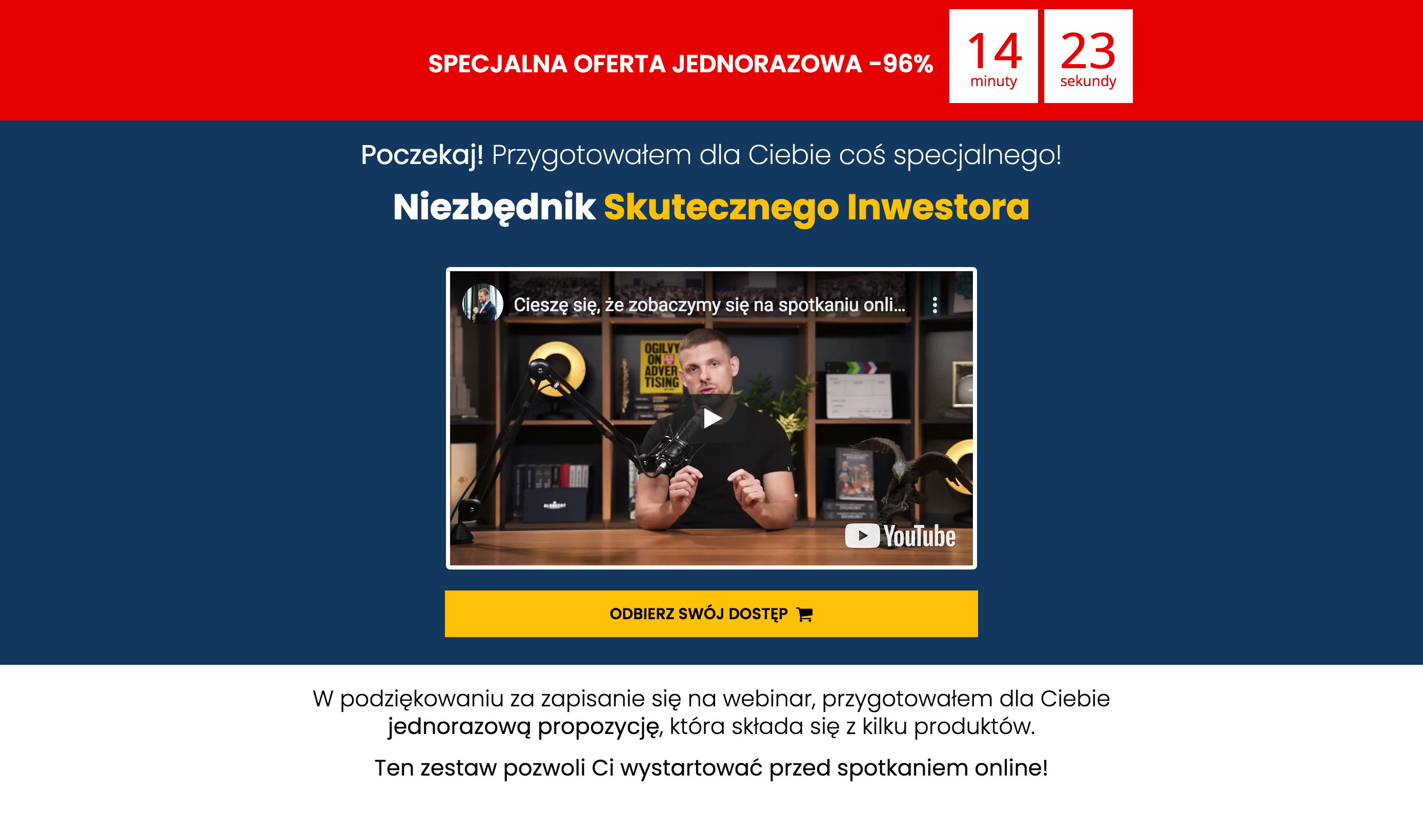 Zbuduj Skuteczny Lejek Sprzedażowy - One Time Offer i Landing Page ...
